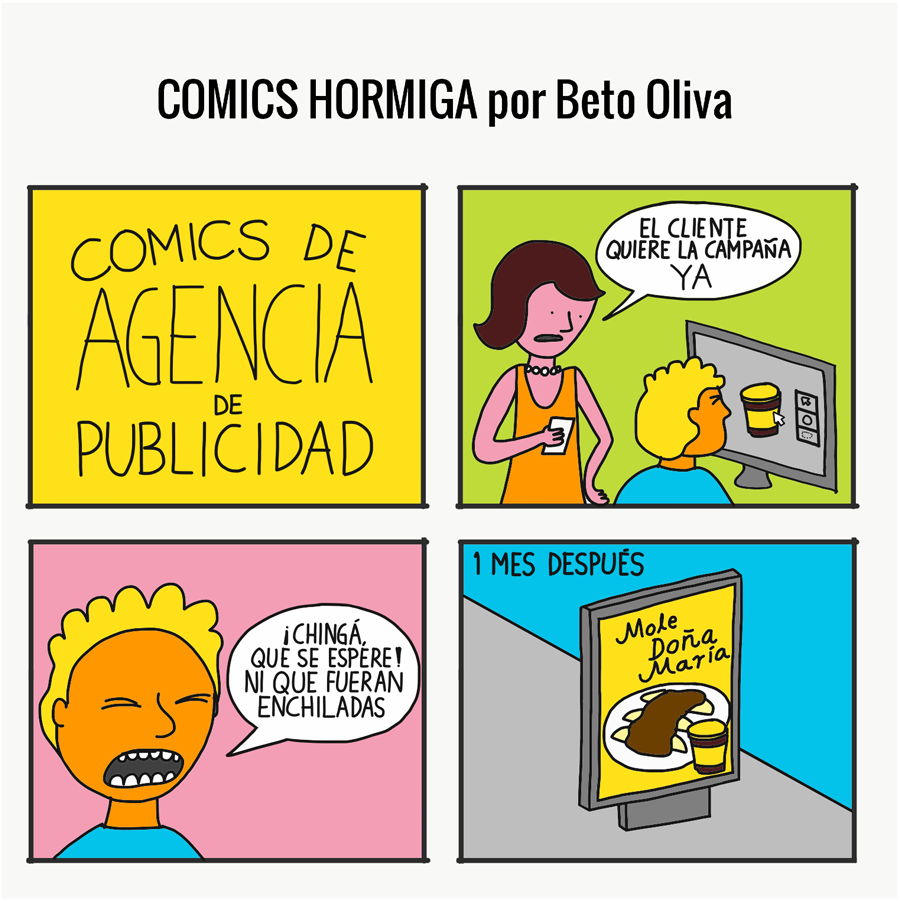 Comics de agencia de publicidad | Comics Hormiga